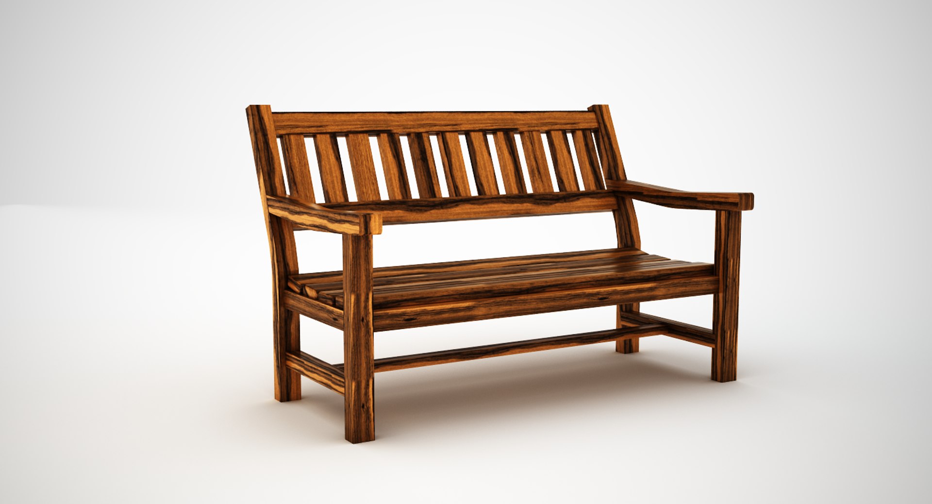 Wood Reclining Chair 3D Model - TurboSquid 1333770