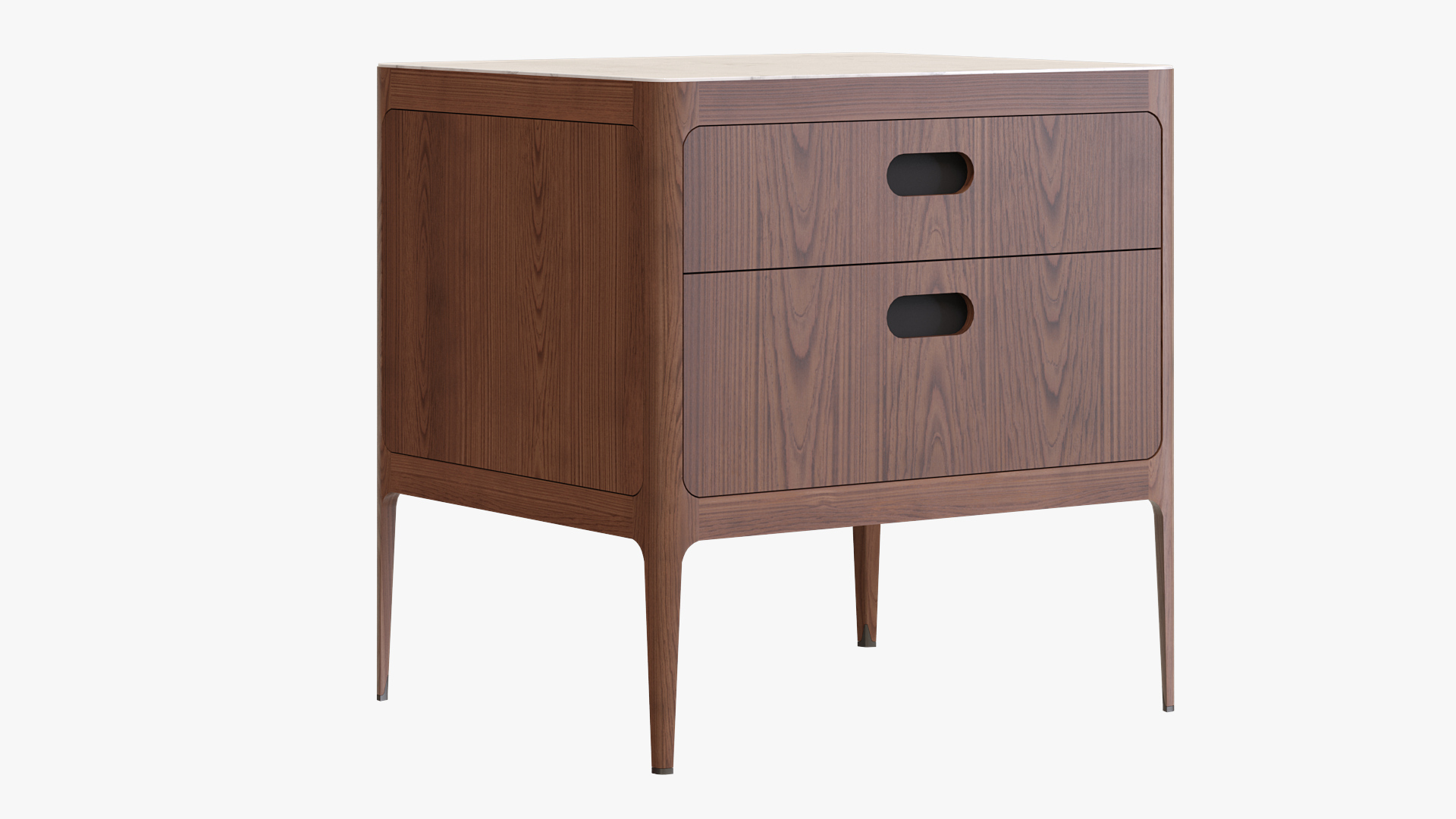 Radius Drawer Nightstand Model - TurboSquid 1576068