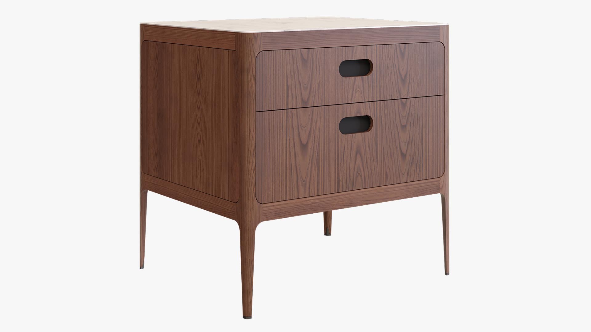 Radius Drawer Nightstand Model - TurboSquid 1576068