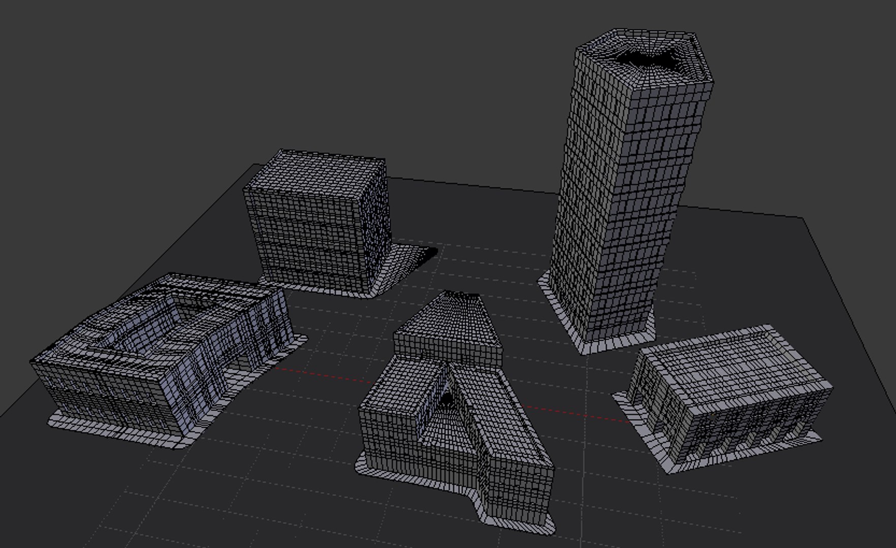 3d Model City Center