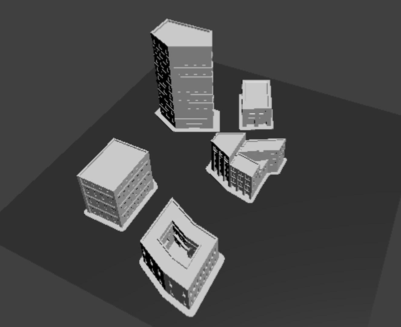 3d Model City Center
