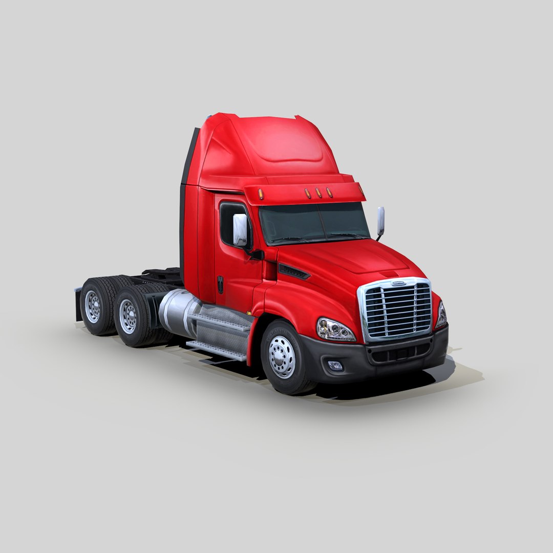 Freightliner Cascadia Semi Truck 3D Model - TurboSquid 1504875