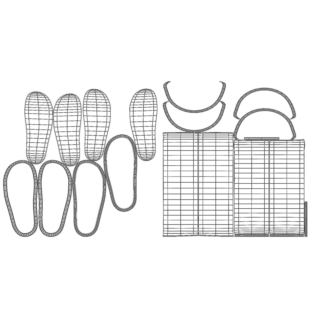 Flopper Slipper Female 3D - TurboSquid 2087865