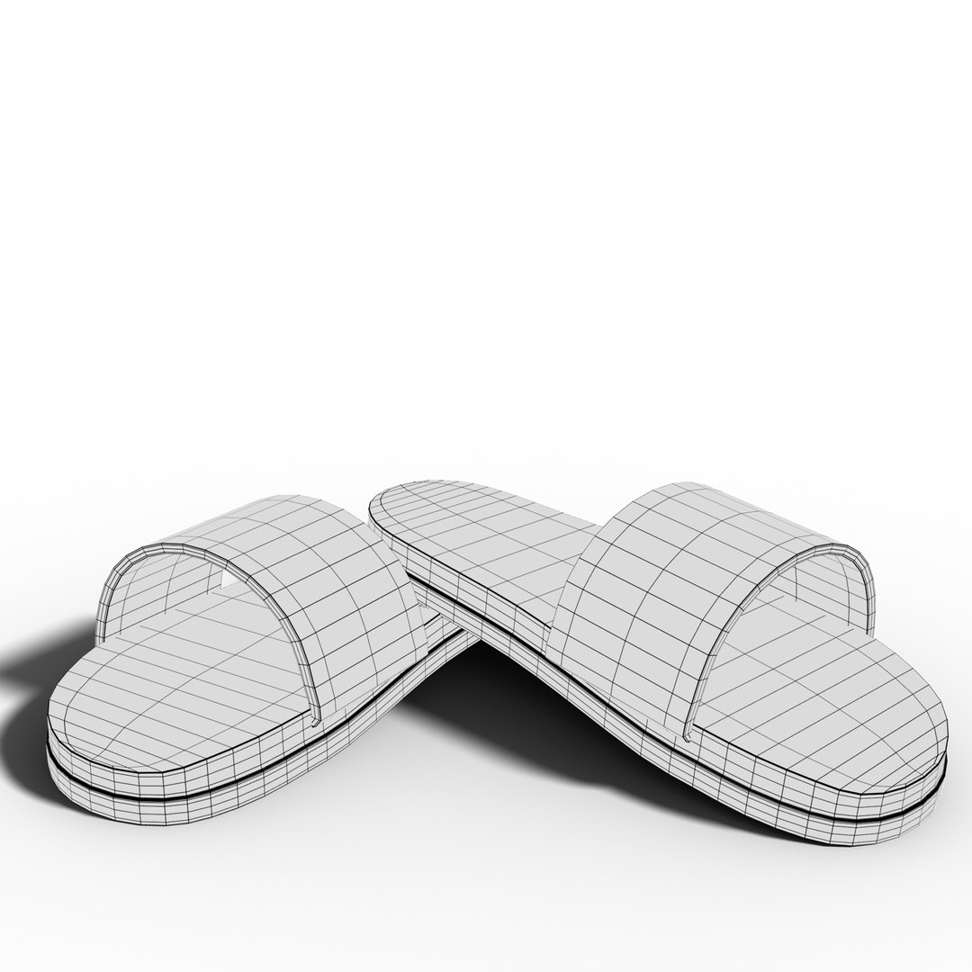 Flopper Slipper Female 3D - TurboSquid 2087865