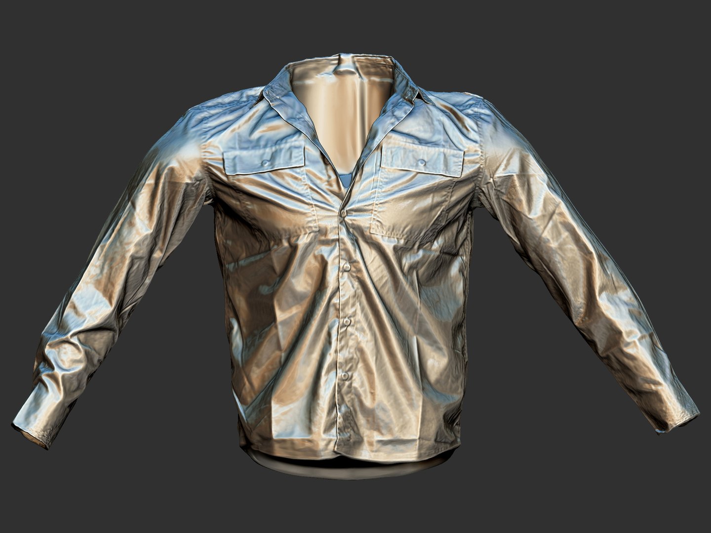 3D Model Snowboard Jacket - TurboSquid 1860056