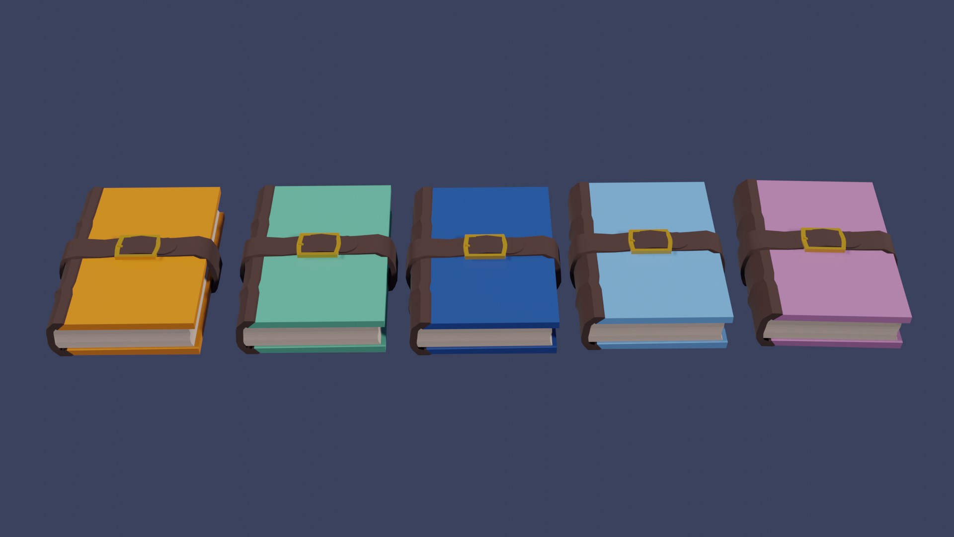 3D Fantasy Books - Low Poly Props Model - TurboSquid 1812677