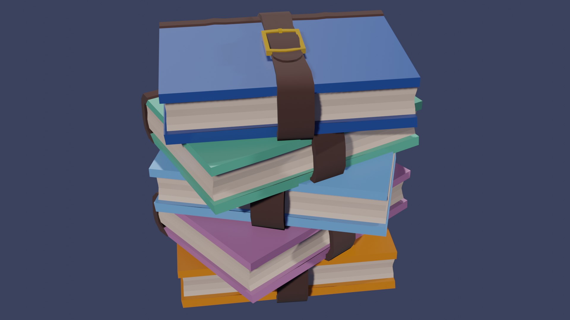 3D Fantasy Books - Low Poly Props Model - TurboSquid 1812677