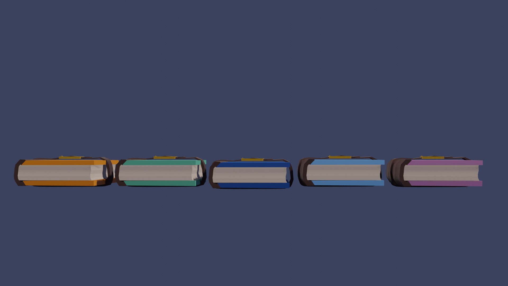 3D Fantasy Books - Low Poly Props Model - TurboSquid 1812677