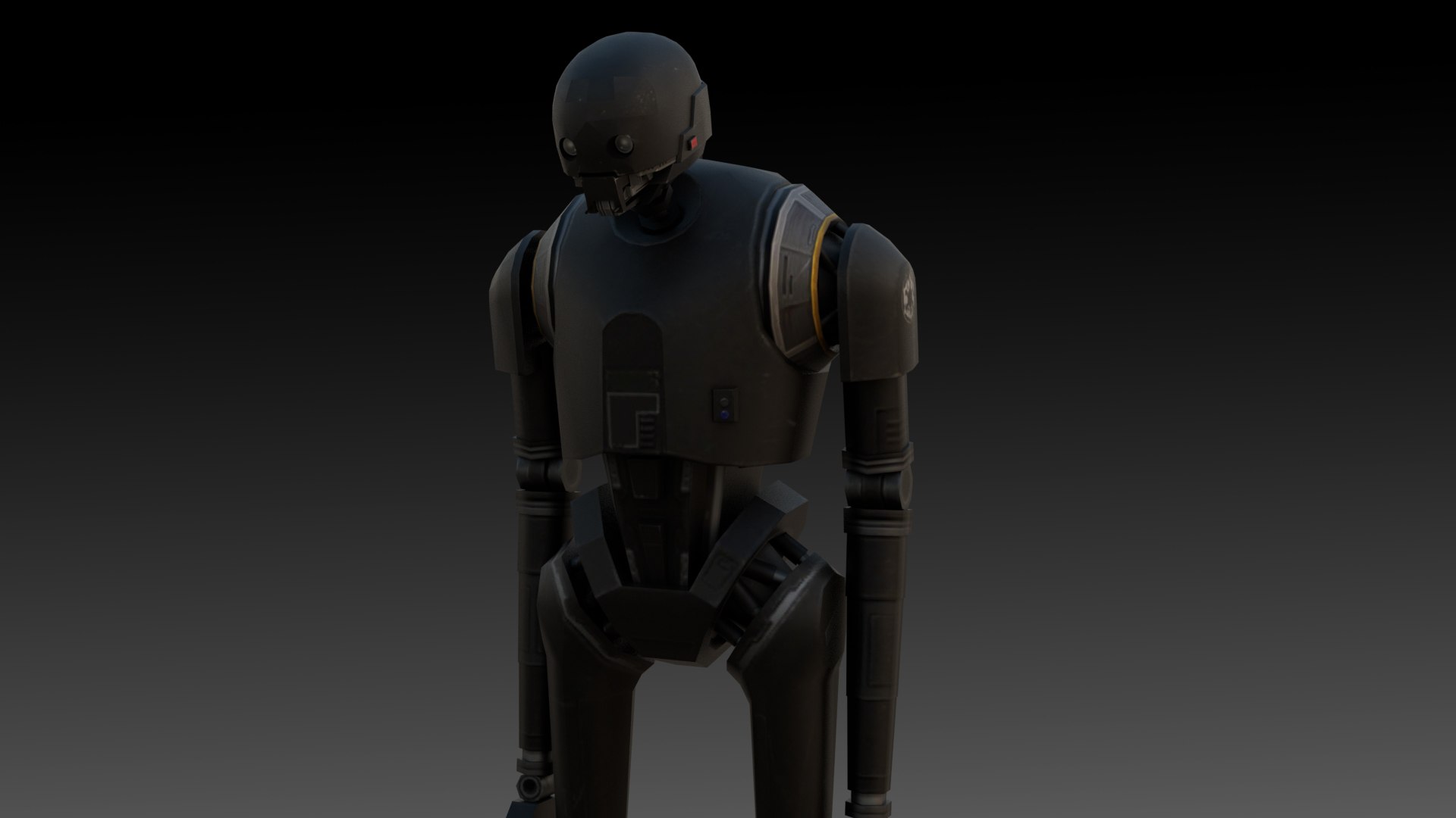 K-2SO Star Wars 3D Model High-Quality Rigged Model - TurboSquid 2367567