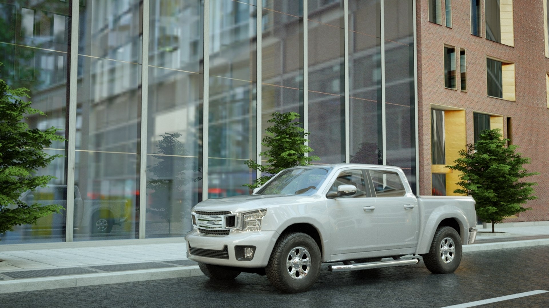 3D Model Generic Pickup - TurboSquid 1307001