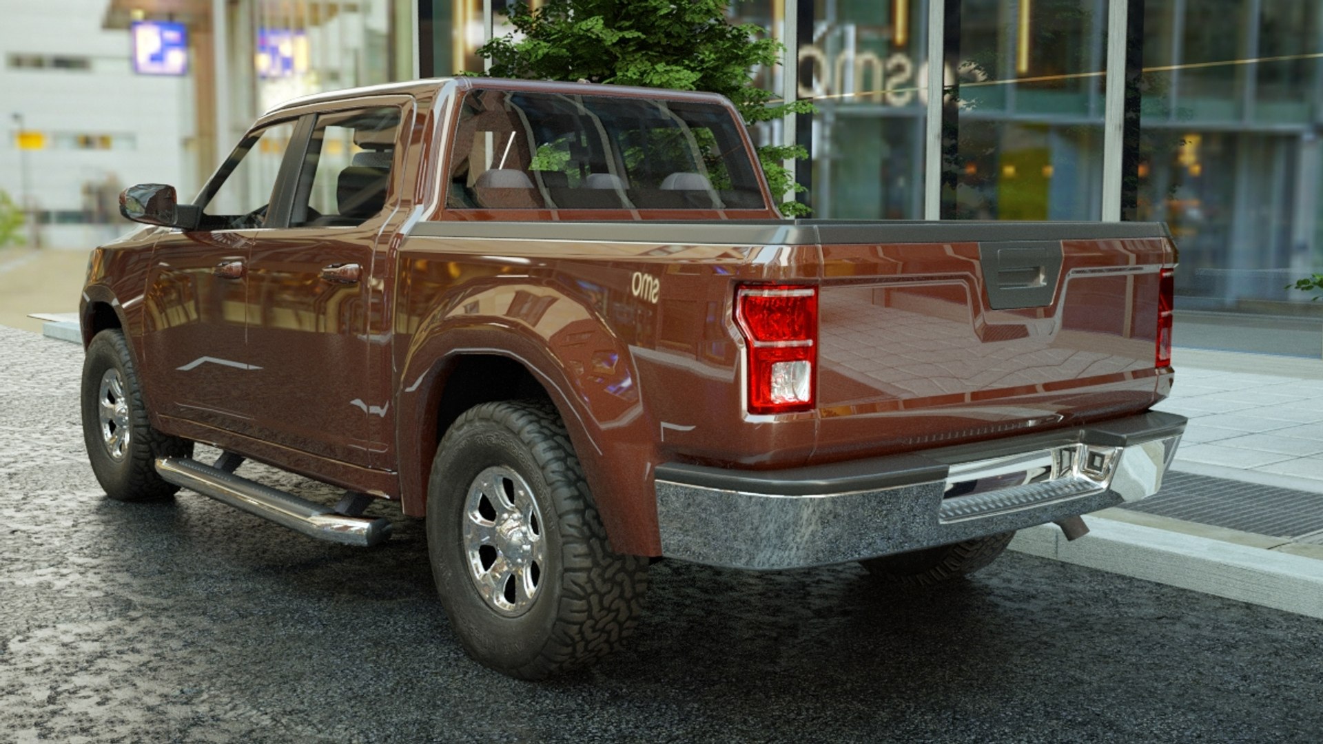 3D Model Generic Pickup - TurboSquid 1307001