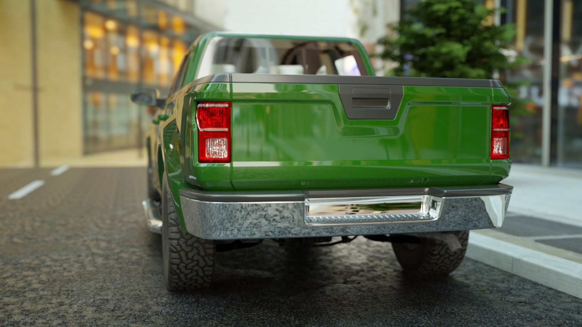 3D Model Generic Pickup - TurboSquid 1307001