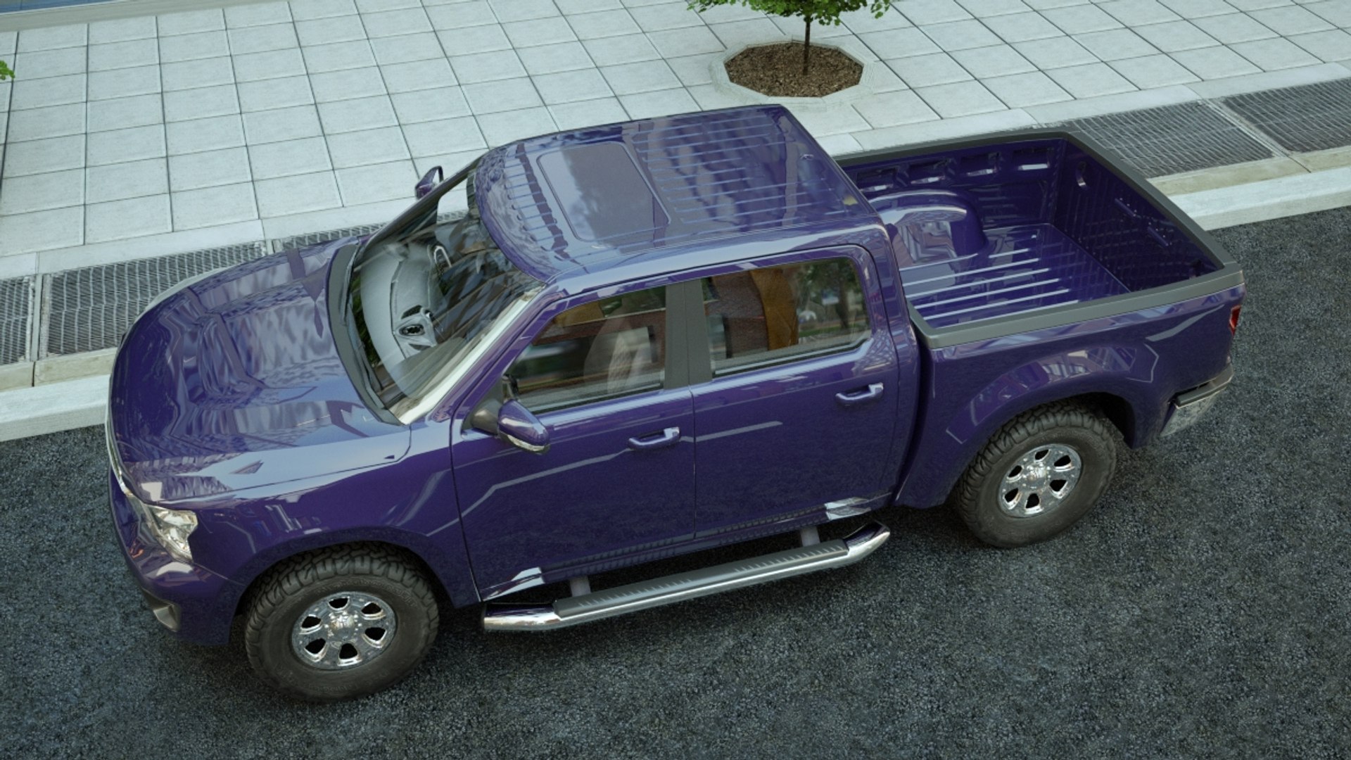 3D Model Generic Pickup - TurboSquid 1307001