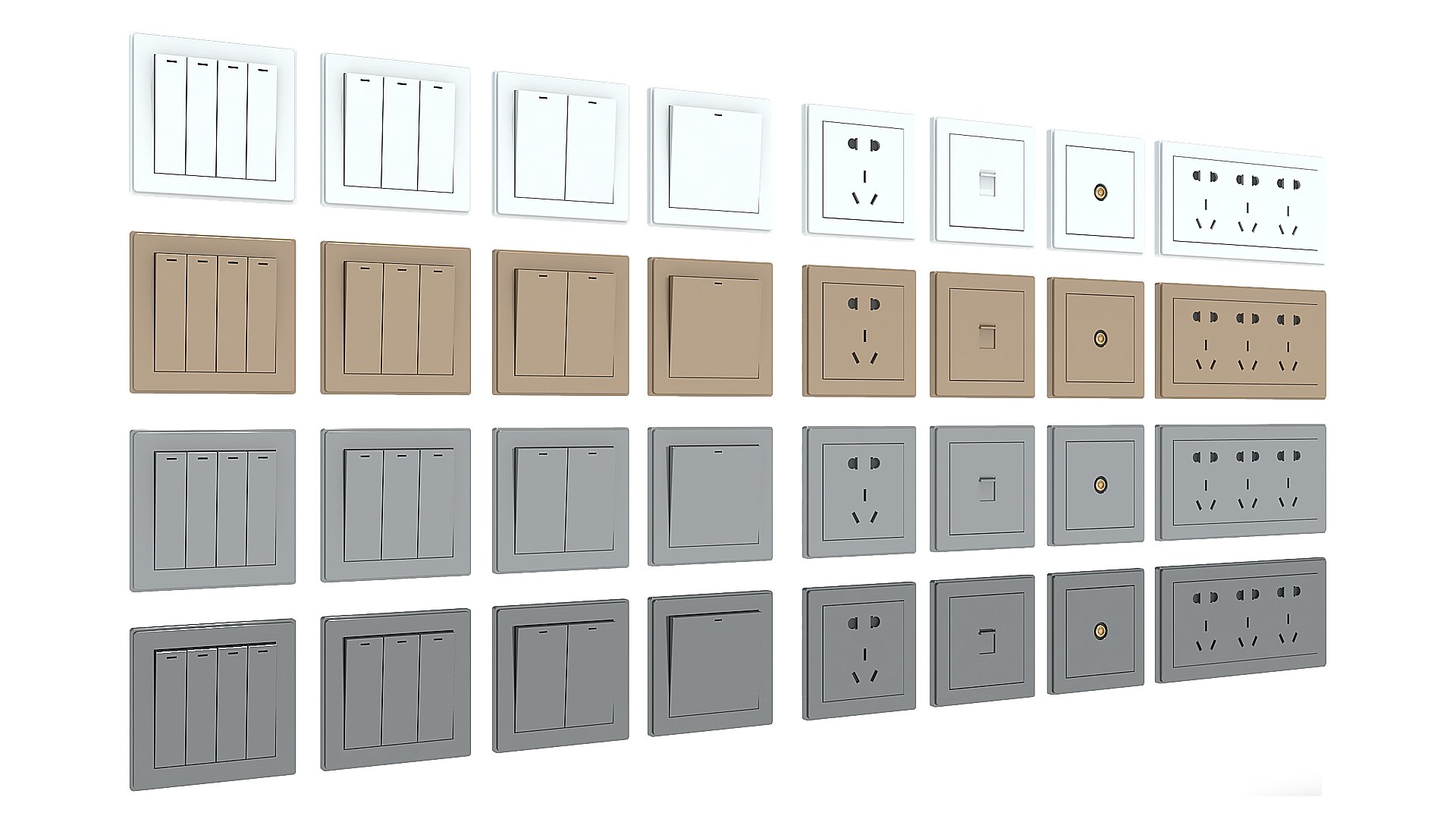 3D Wall Socket Model - TurboSquid 2293886