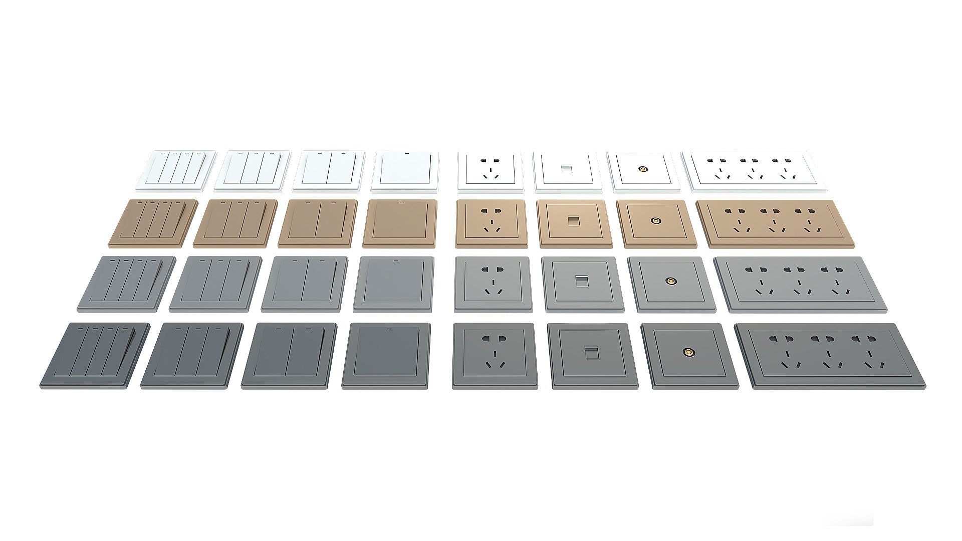 3D Wall Socket Model - TurboSquid 2293886