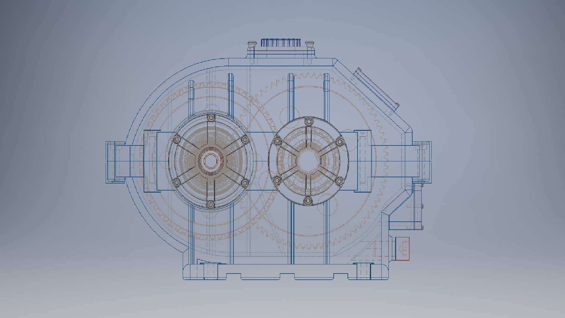 2 Stage Reduction Gearbox 3D Model - TurboSquid 2251758