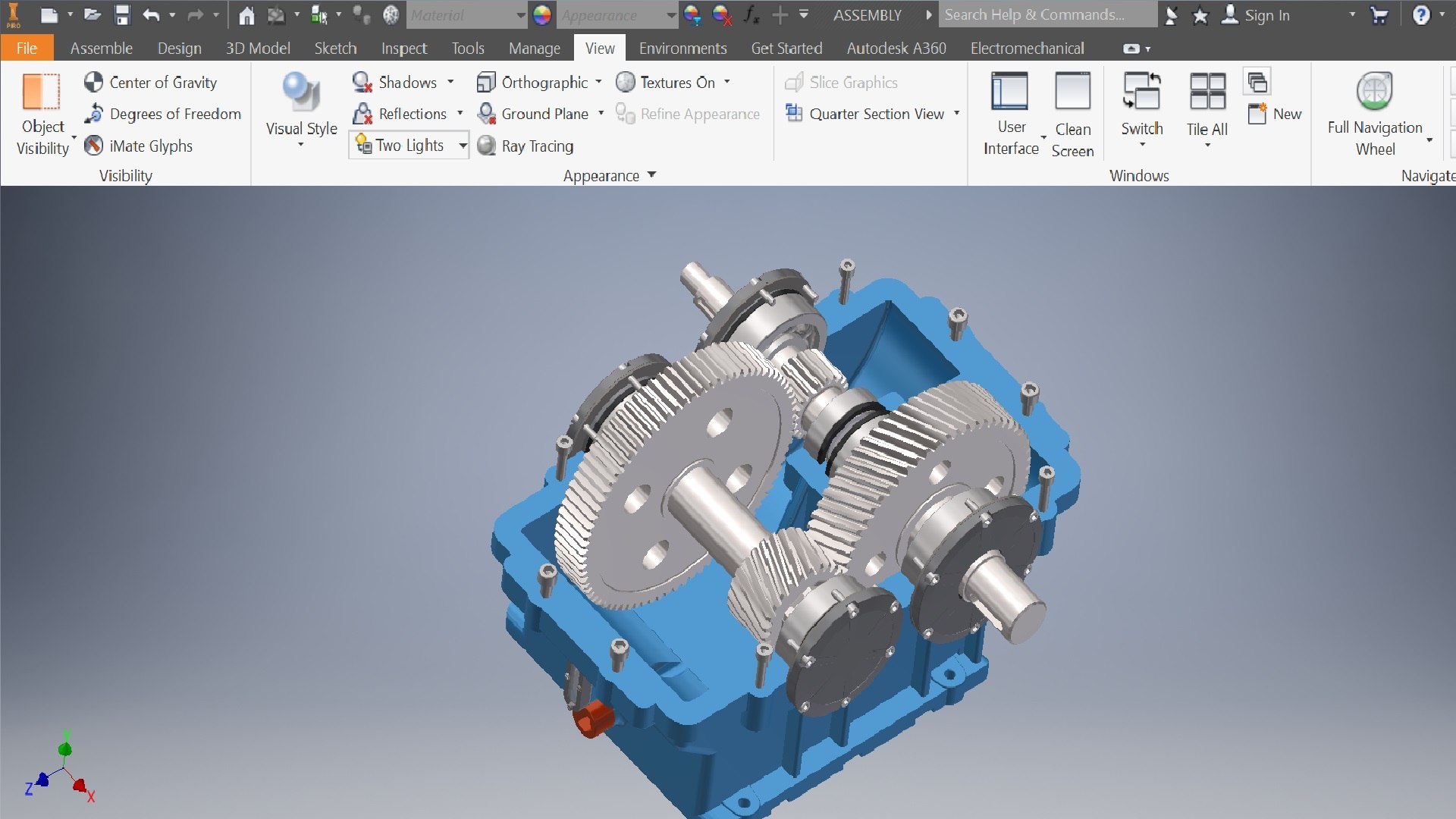 2 Stage Reduction Gearbox 3D Model - TurboSquid 2251758