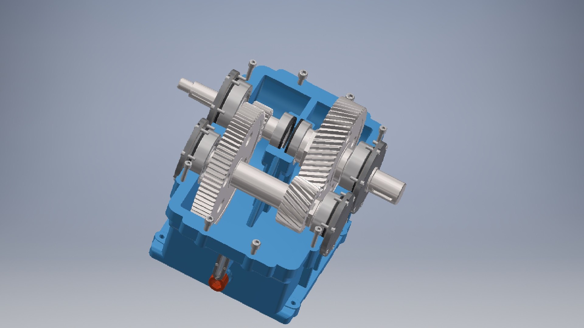 2 Stage Reduction Gearbox 3D Model - TurboSquid 2251758