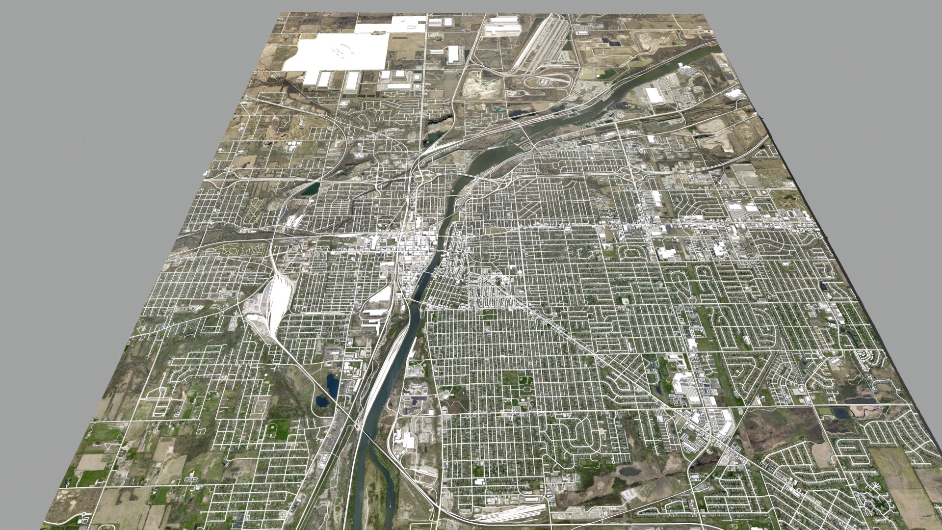Cityscape Joliet Illinois USA 3D Model - TurboSquid 1961017