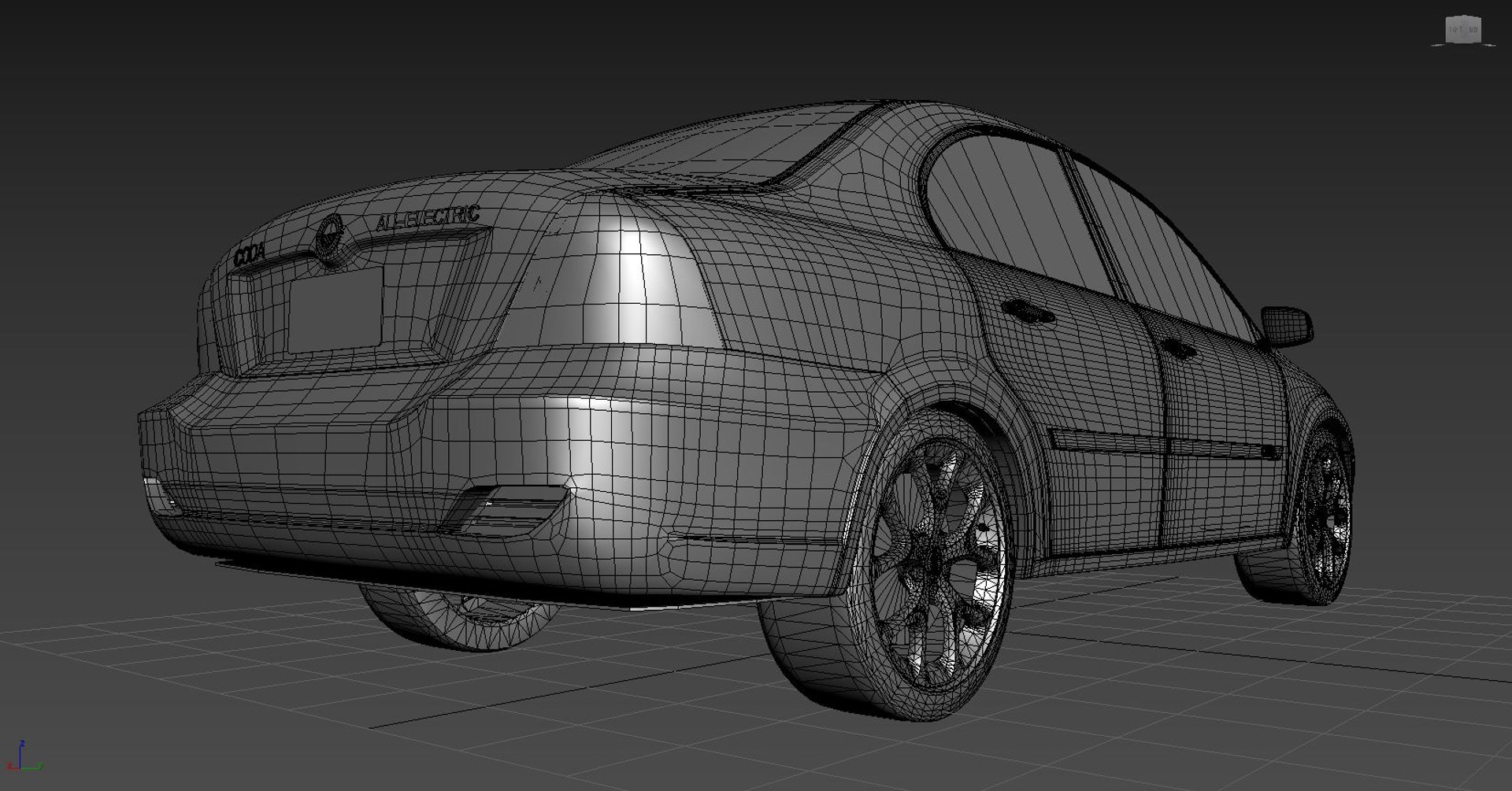 3D 2012 Coda EV Electric Car Model - TurboSquid 2034838