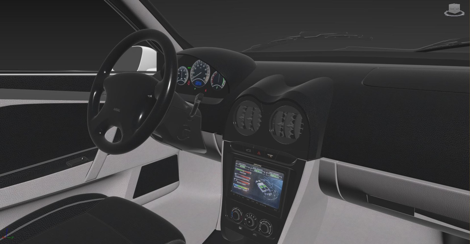 3D 2012 Coda EV Electric Car Model - TurboSquid 2034838