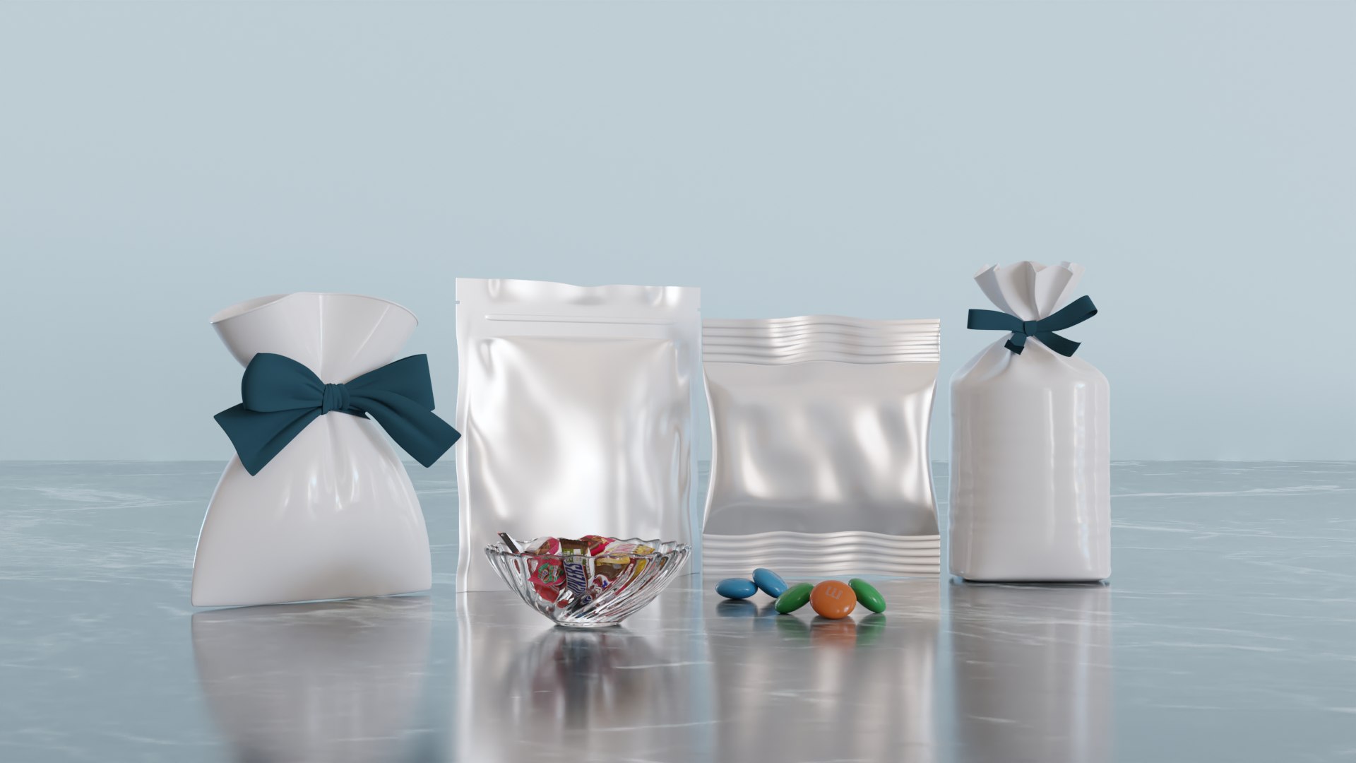 Candy Bag And Pouch 3D Model - TurboSquid 2016322