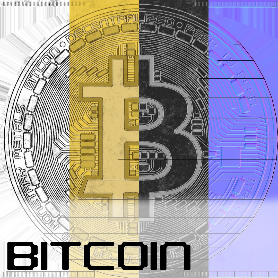 3D Bitcoin Digital Money - TurboSquid 1326401