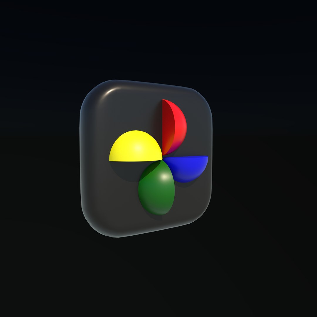 3D Photos Icon 3D Model - TurboSquid 2350506
