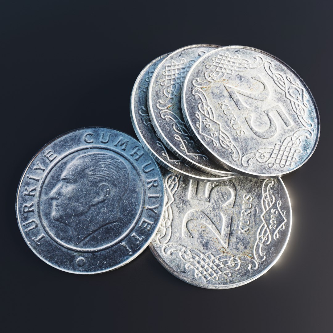 Turkish Lira Coin 3D Model - TurboSquid 2293724