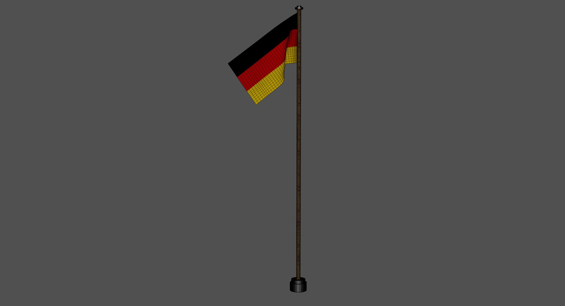 Free 3D Germany Flag Model - TurboSquid 2380227