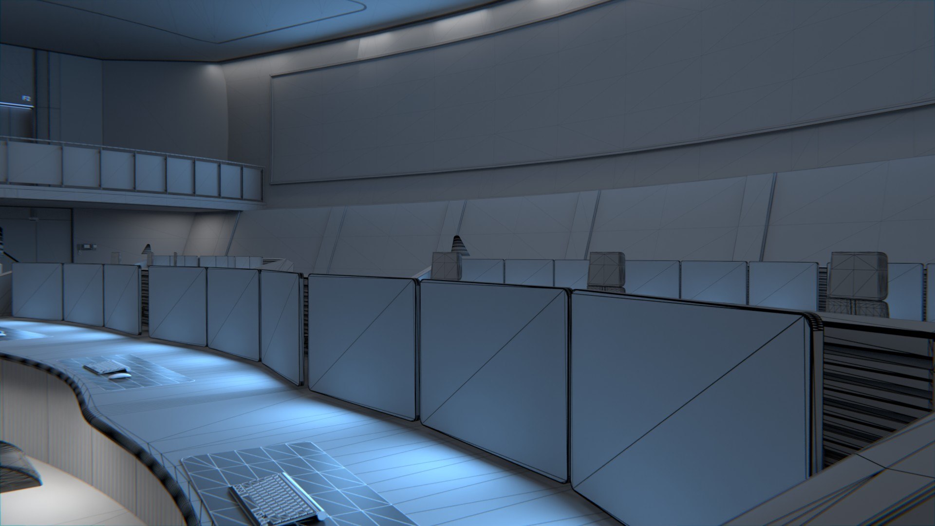 Monitoring Center Command Center 3D Model - TurboSquid 2175884