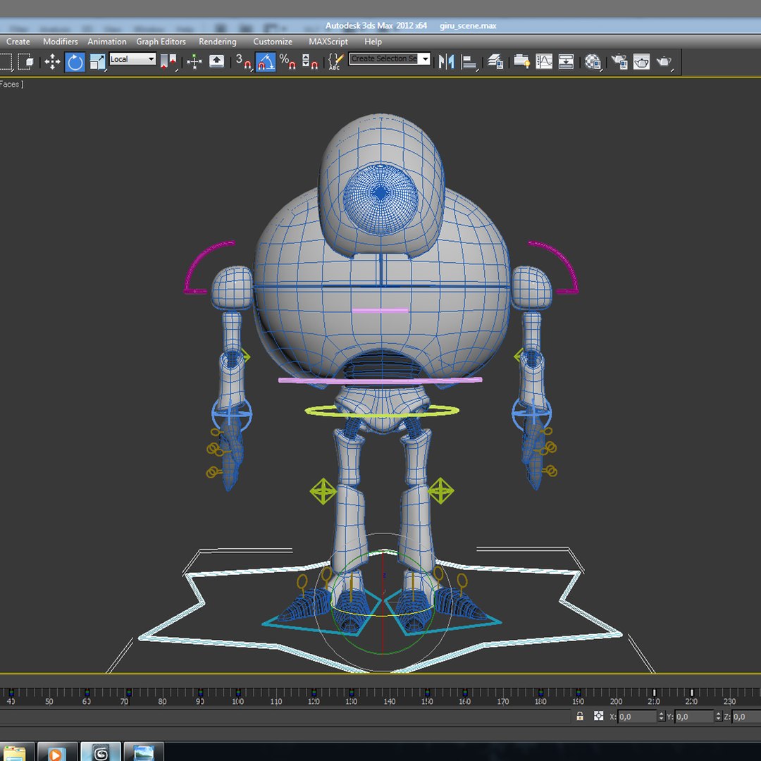 Giru Robot 3d Model