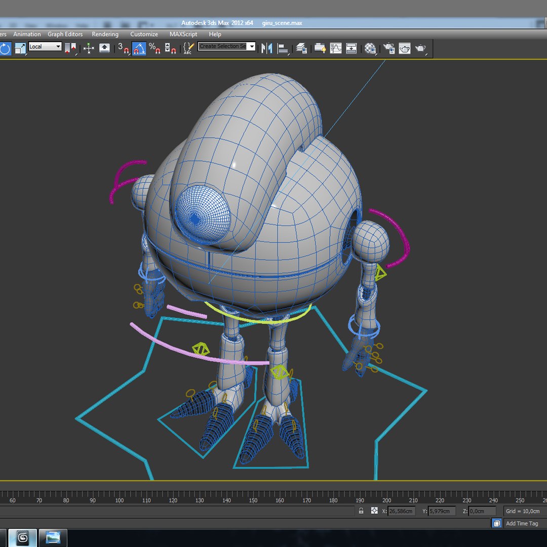 Giru Robot 3d Model