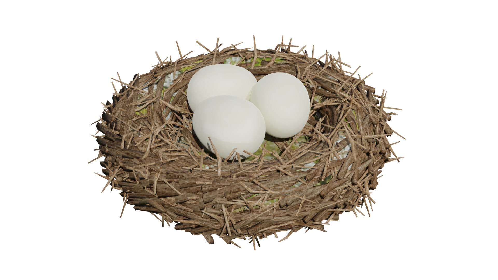 3D Bird Nest Model - TurboSquid 2088820