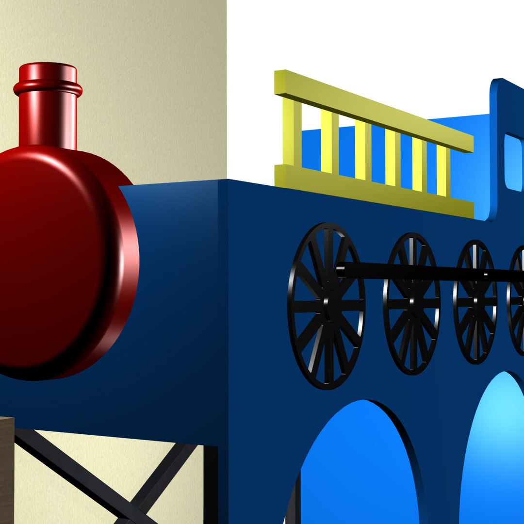 Bunk Train Bed 3d Max