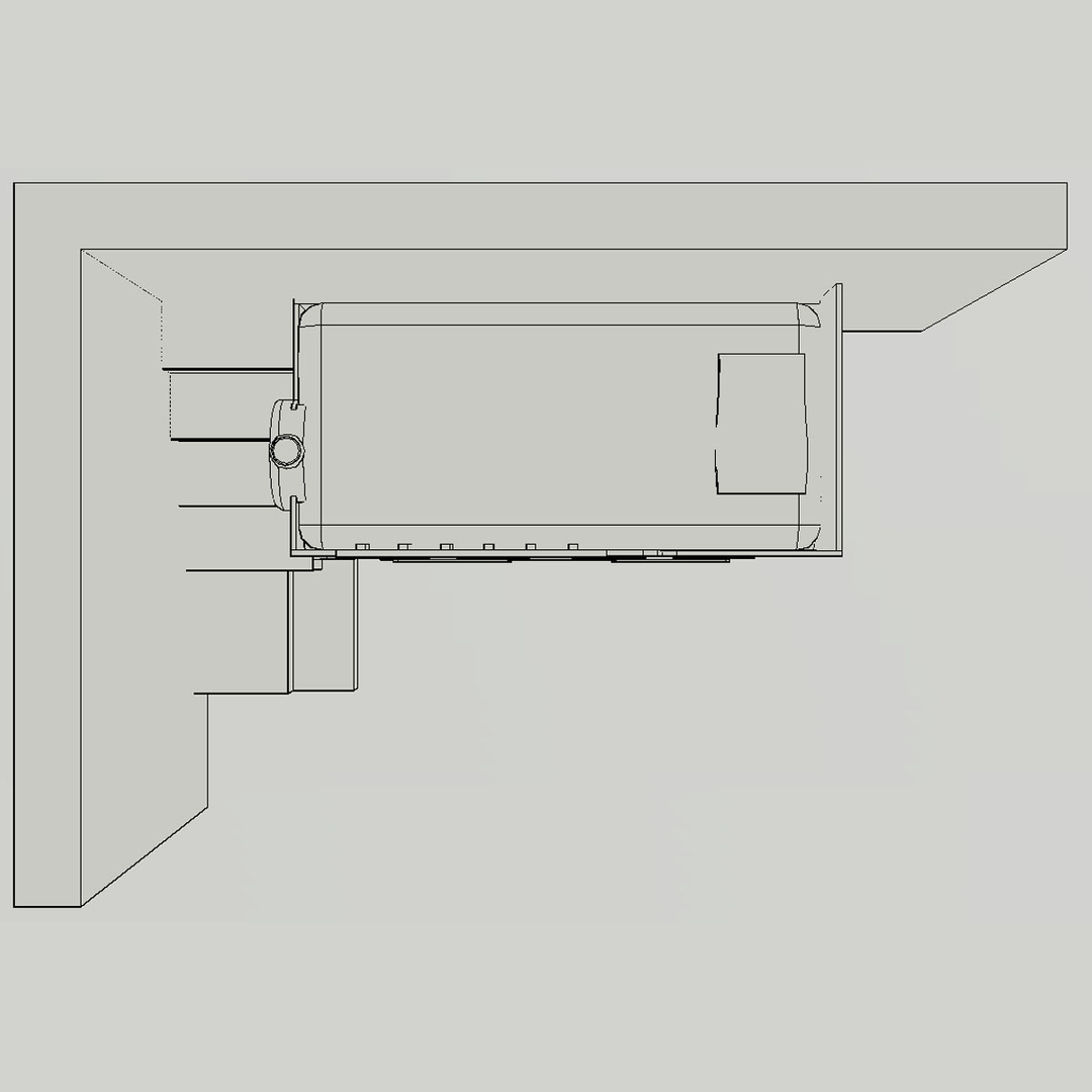 bunk train bed 3d max