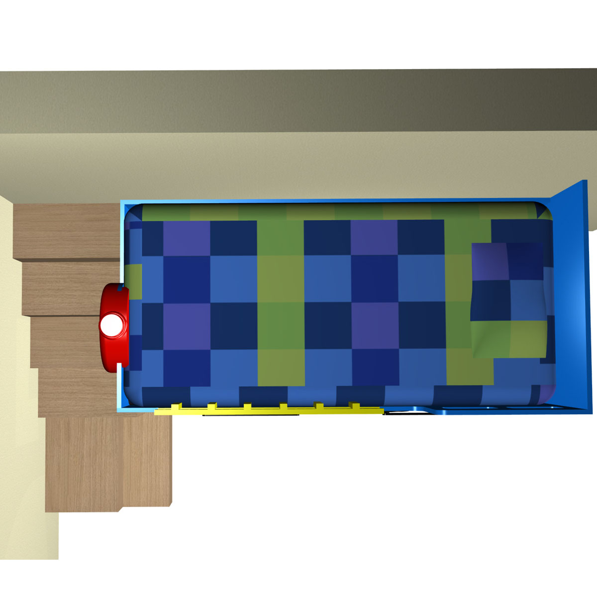 bunk train bed 3d max