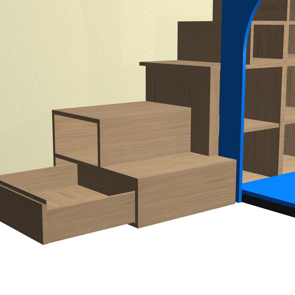 bunk train bed 3d max
