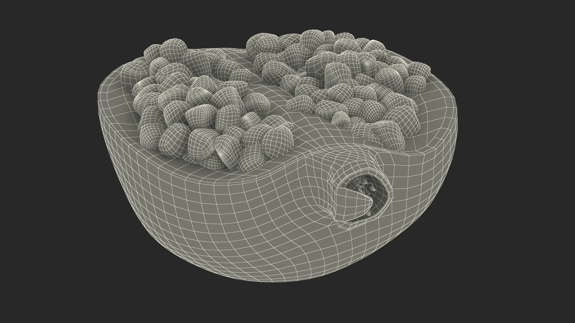 3D Pomegranate Red Fruit Cross Section - TurboSquid 2117246