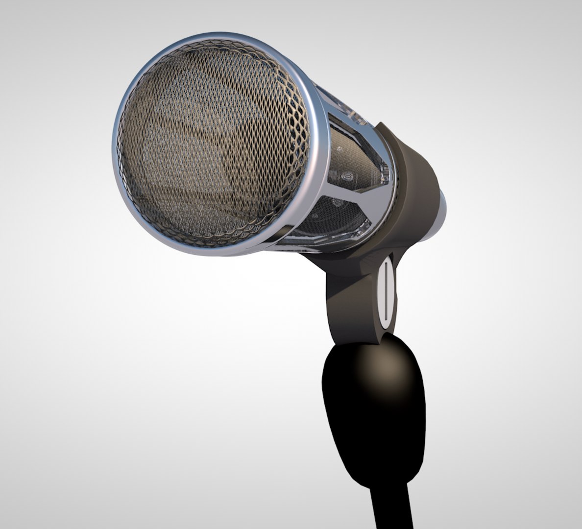 3D Microphone Stand Mic - TurboSquid 1402722