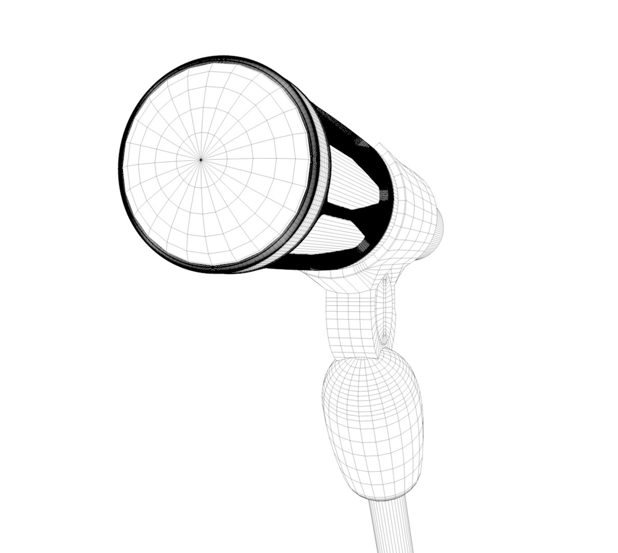 3D Microphone Stand Mic - TurboSquid 1402722