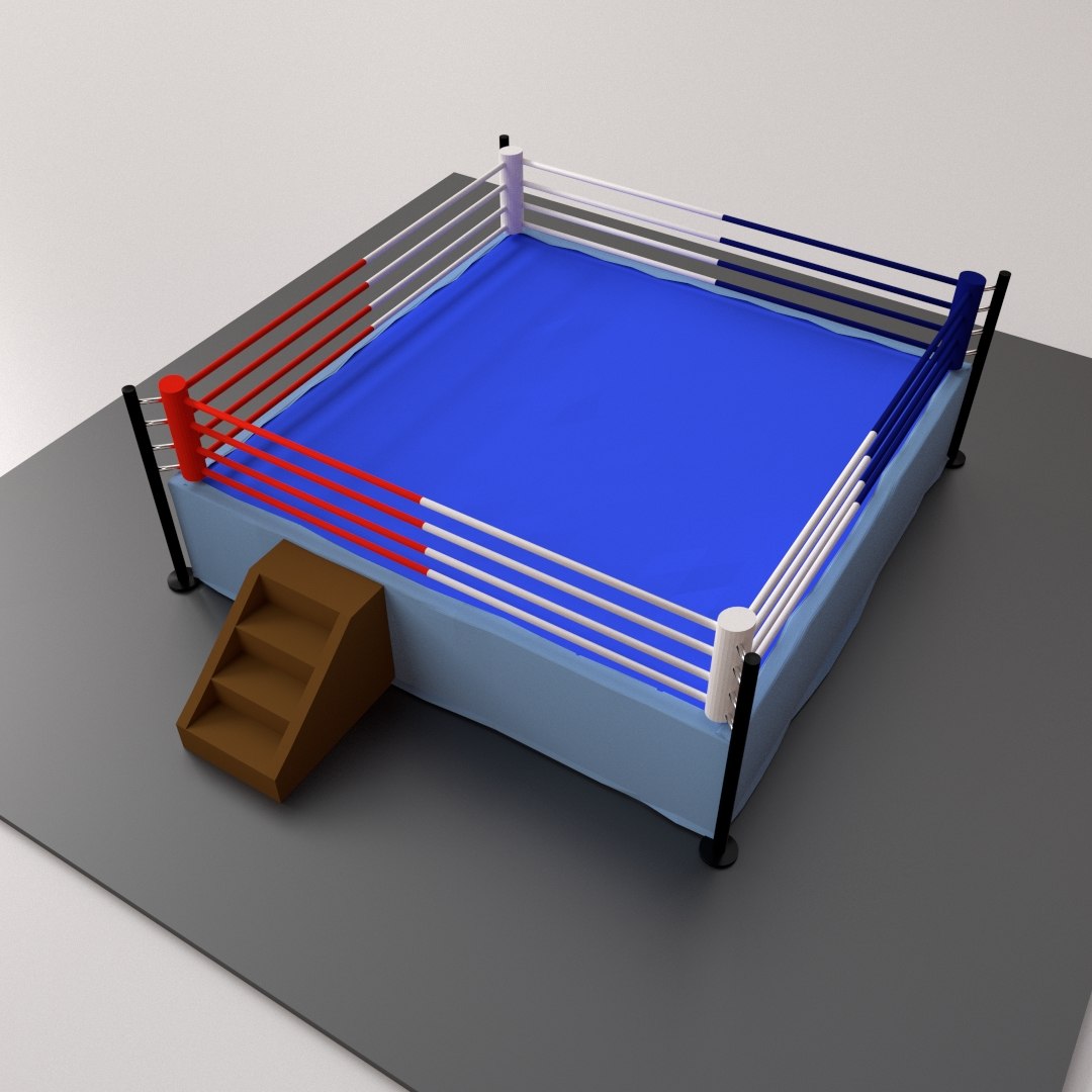 Boxing Ring 3D Model - TurboSquid 1001865