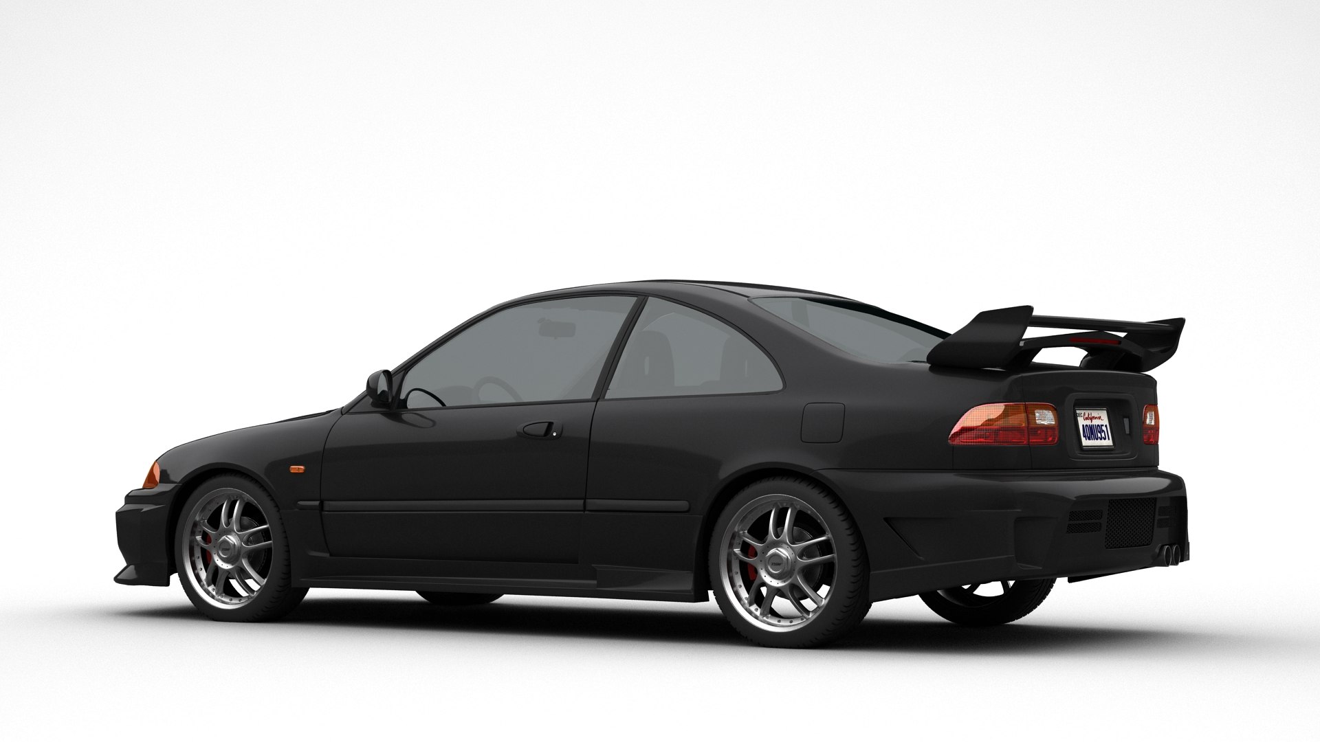 Honda Civic EJ1 Coupe - The Fast And The Furious Model - TurboSquid 1994286