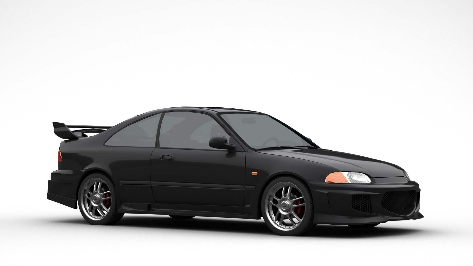 Honda Civic EJ1 Coupe - The Fast And The Furious Model - TurboSquid 1994286