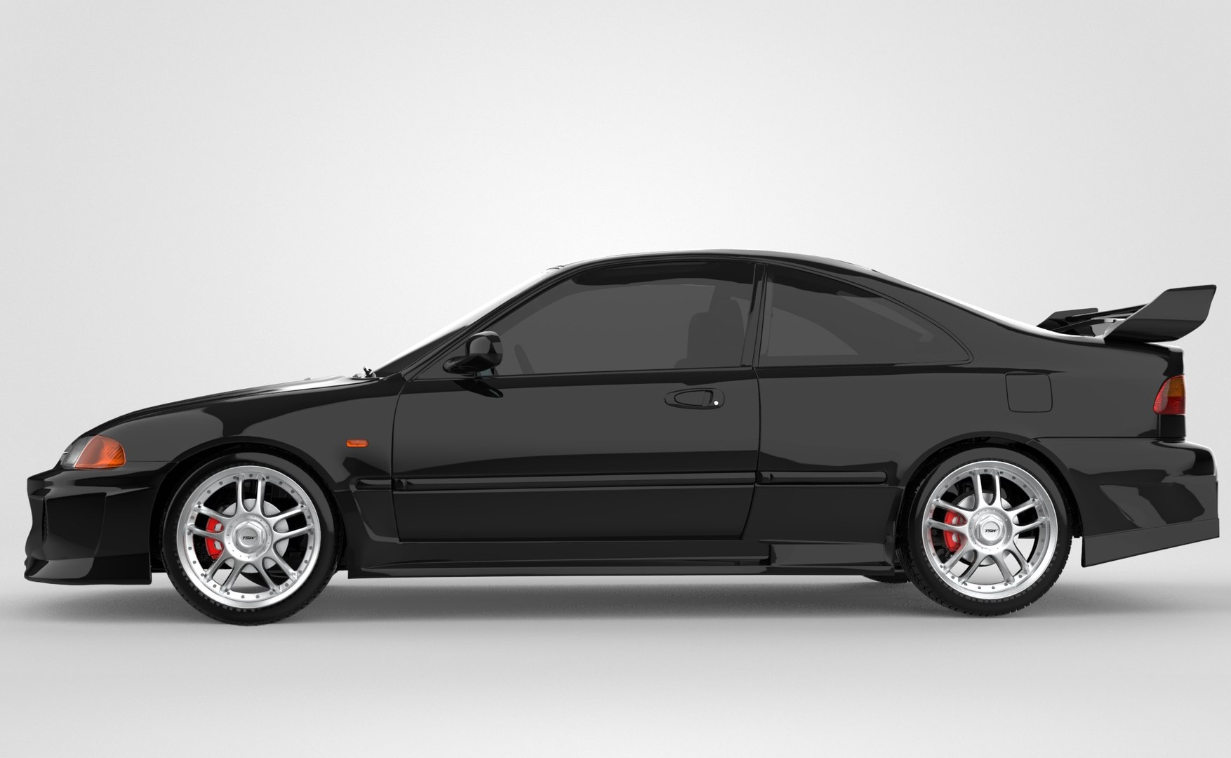 Honda Civic EJ1 Coupe - The Fast And The Furious Model - TurboSquid 1994286