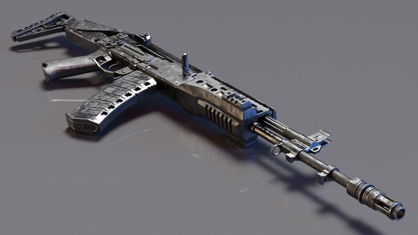 modelo 3d Viejo rifle de asalto AK-12 - TurboSquid 2128850