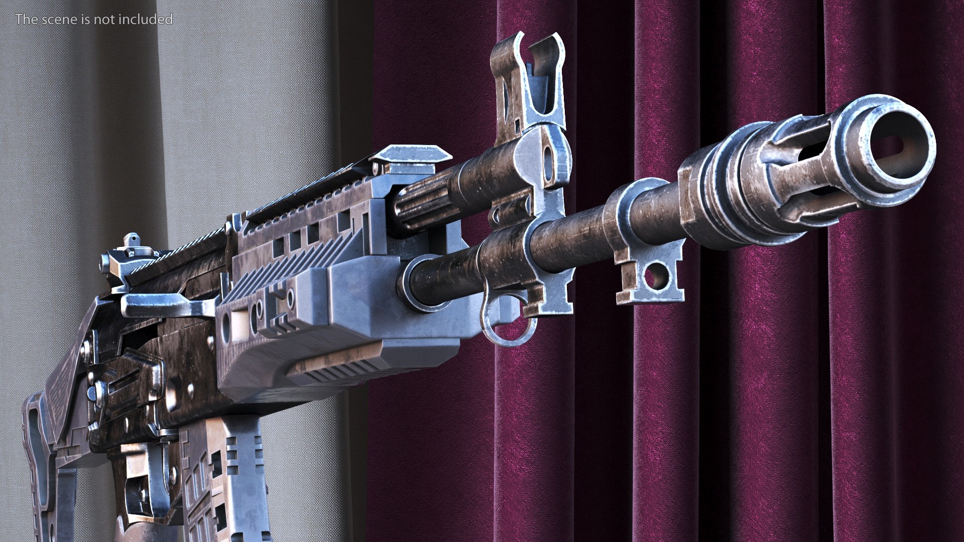 Old Assault Rifle AK-12 3D - TurboSquid 2128850