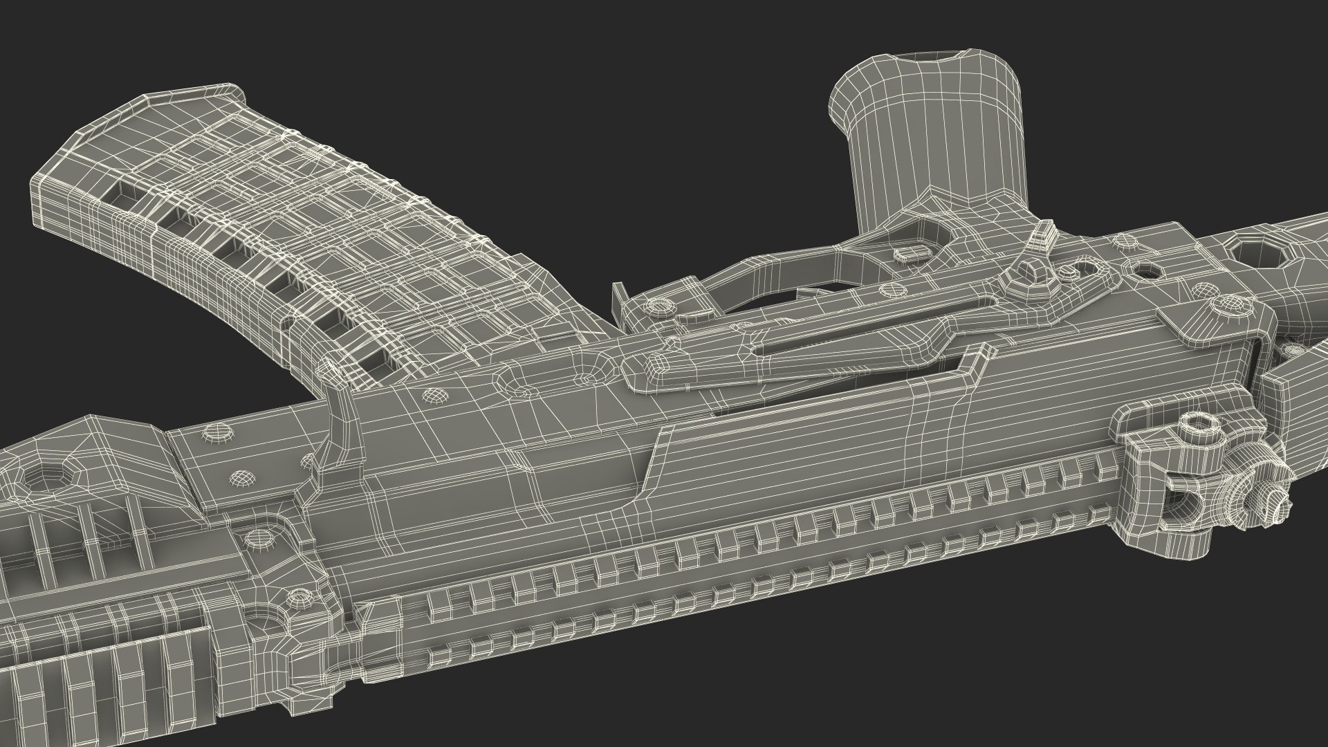 Old Assault Rifle AK-12 3D - TurboSquid 2128850