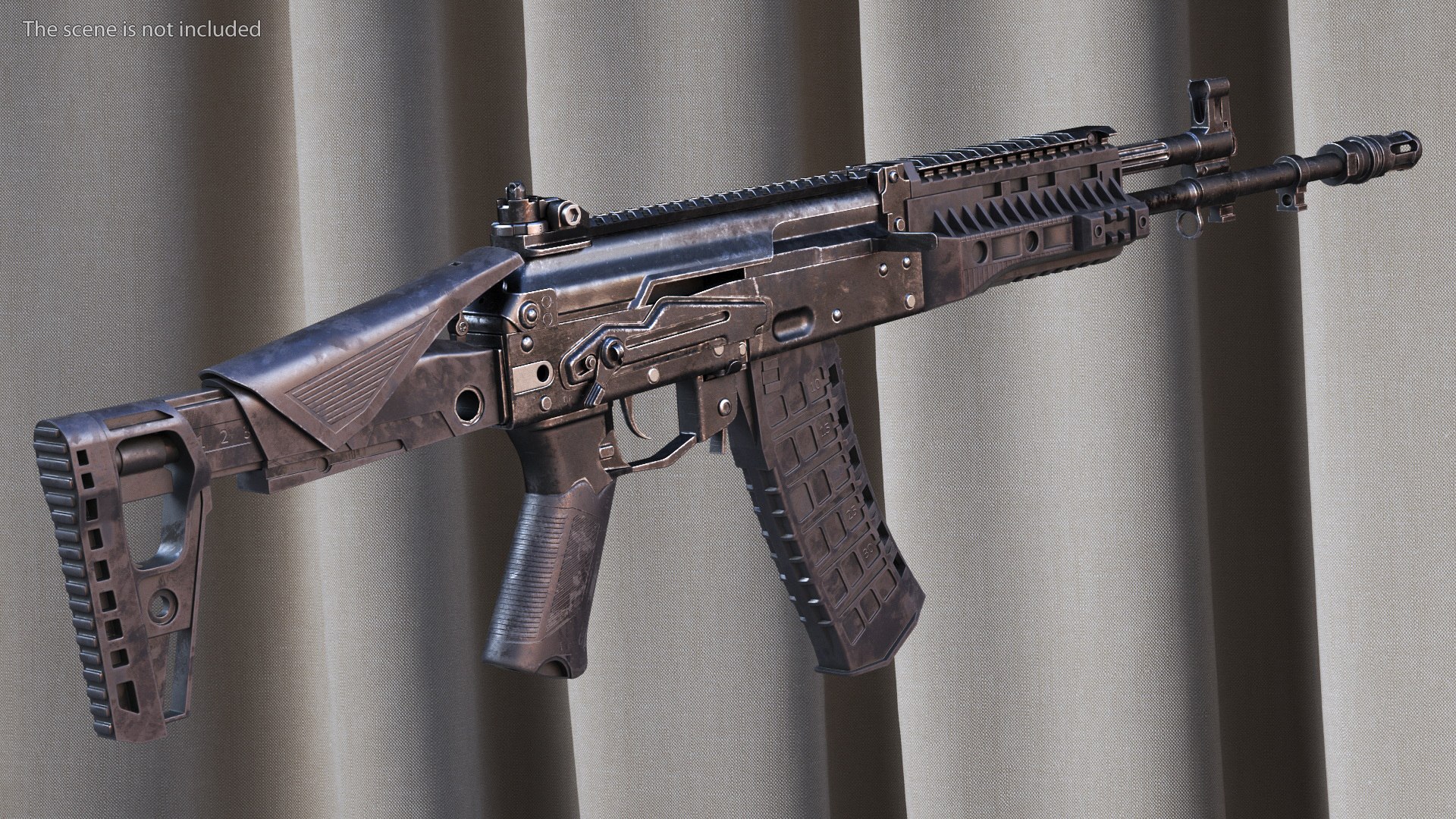 Old Assault Rifle AK-12 3D - TurboSquid 2128850