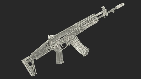 modelo 3d Viejo rifle de asalto AK-12 - TurboSquid 2128850